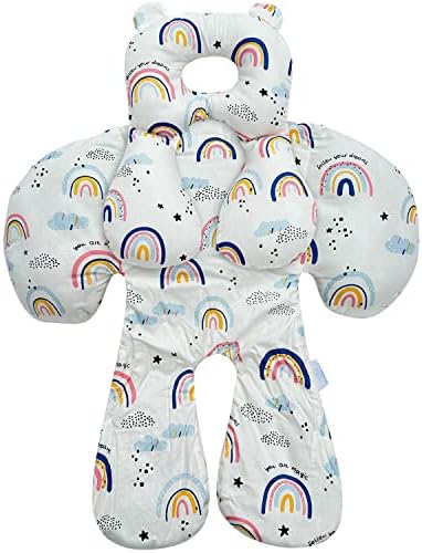 Amazon.com: Baby Head Neck Support for Newborn, Infant Car Seat Insert ...