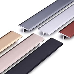 Amazon.co.jp: 1.5/2/3.3cm Wide Flat Carpet Edge Trim, T-Molding Trim ...