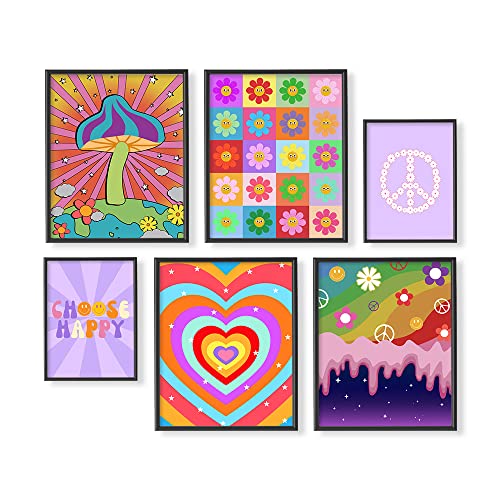 Amazon.com: Cool Vintage Happy Smile Face Picture - Colorful Sunflower ...