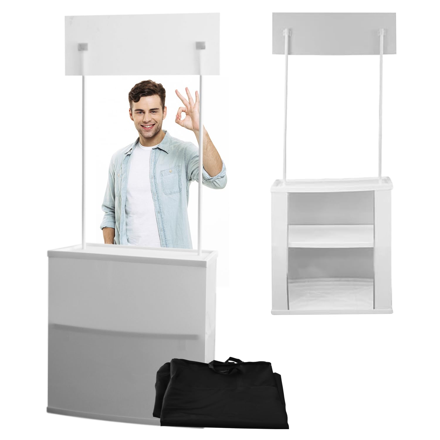 Demo Stand Publicitario Portatil Pvc, 1 Pieza, Exhibidor Publicitario ...