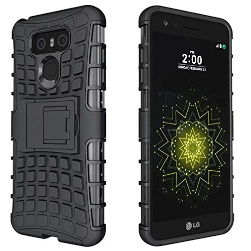 Frizztronix Flip Kick Stand Hard Dual Armor Hybrid Bumper Back Case ...