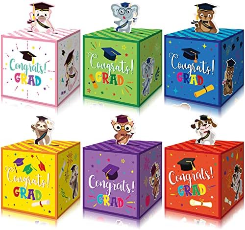 Amazon.com: 48 Pcs Graduation Party Favors Boxes Small Congrats Grad ...