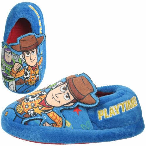 William Lamb Kids Toy Story Woody Buzz Lightyear Slippers (UK child 9 ...
