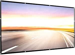 Amazon.com: Projector Screen 150 inch 16:9 Foldable Anti-Crease ...
