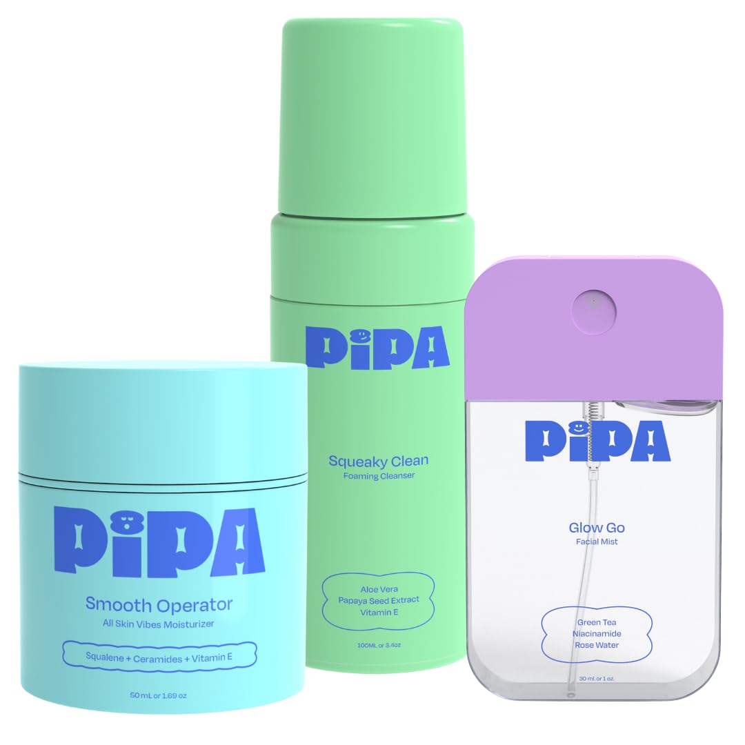 Amazon.com: Pipa Clean Start Skincare Bundle for Kids & Tweens – Glow ...