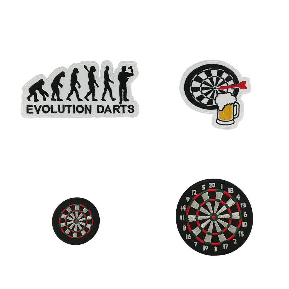 Amazon.com: Cute-Patch Dartboard Darts Embroidered Iron on Patches