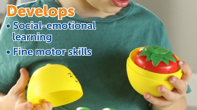 Snapklik.com : Learning Resources Big Feelings Nesting Fruit Friends