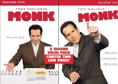 Amazon.com: Monk: Season 5 / Monk: Season 6 Value Pack [DVD] : Tony ...