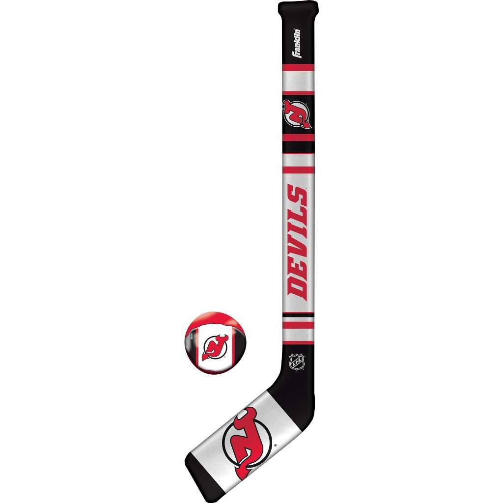Buy Franklin Sports New Jersey Devils NHL Mini Soft Hockey Stick Set ...