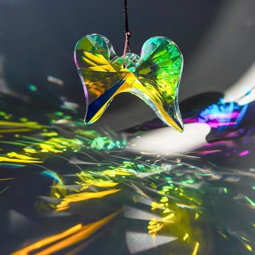 Rainbow Suncatchers Hanging Crystal Angels Sun Catcher for Window ...