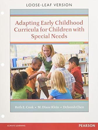 Adapting Early Childhood Curricula for Children with Special Needs ...