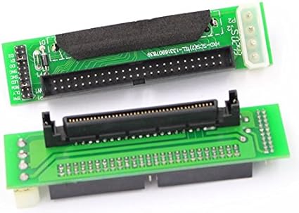 SCSI SCA 80-Pin FemaleTo IDC 50-Pin Male Adapter SCSI 80-50 F-M Card ...