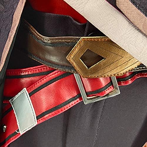 Amazon.com: Game Genshin Impact Cosplay Costume Fatui Pyro Agent Suits ...