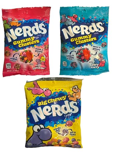 Nerds Candy Gummy Cluster Variety Pack - Nerds gummy clusters rainbow ...