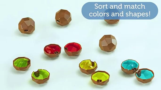 Amazon.com: Learning Resources Rock 'n Gem Surprise, Sorting, Matching ...