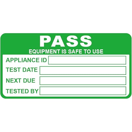 Pat Testing Sticker,200pcs pat Testing Label Pass with 20pcs Failed ...