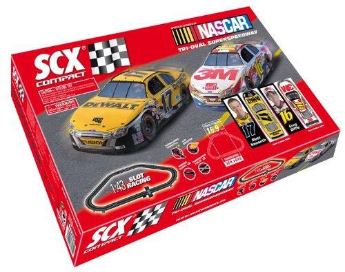 SCX Tri Oval NASCAR Set : Amazon.in: Toys & Games