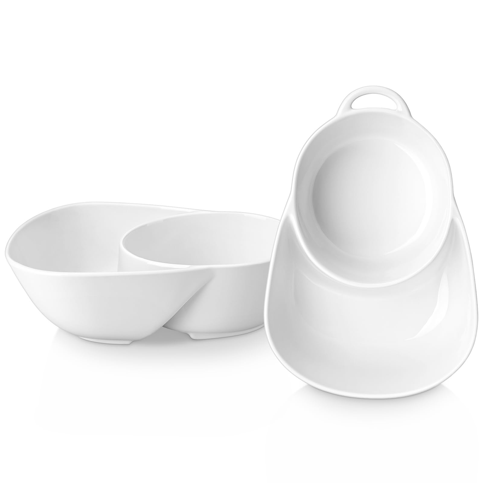 Amazon.com | vancasso Starry Chip and Dip Bowl, Anti-Soggy Cereal Bowl ...