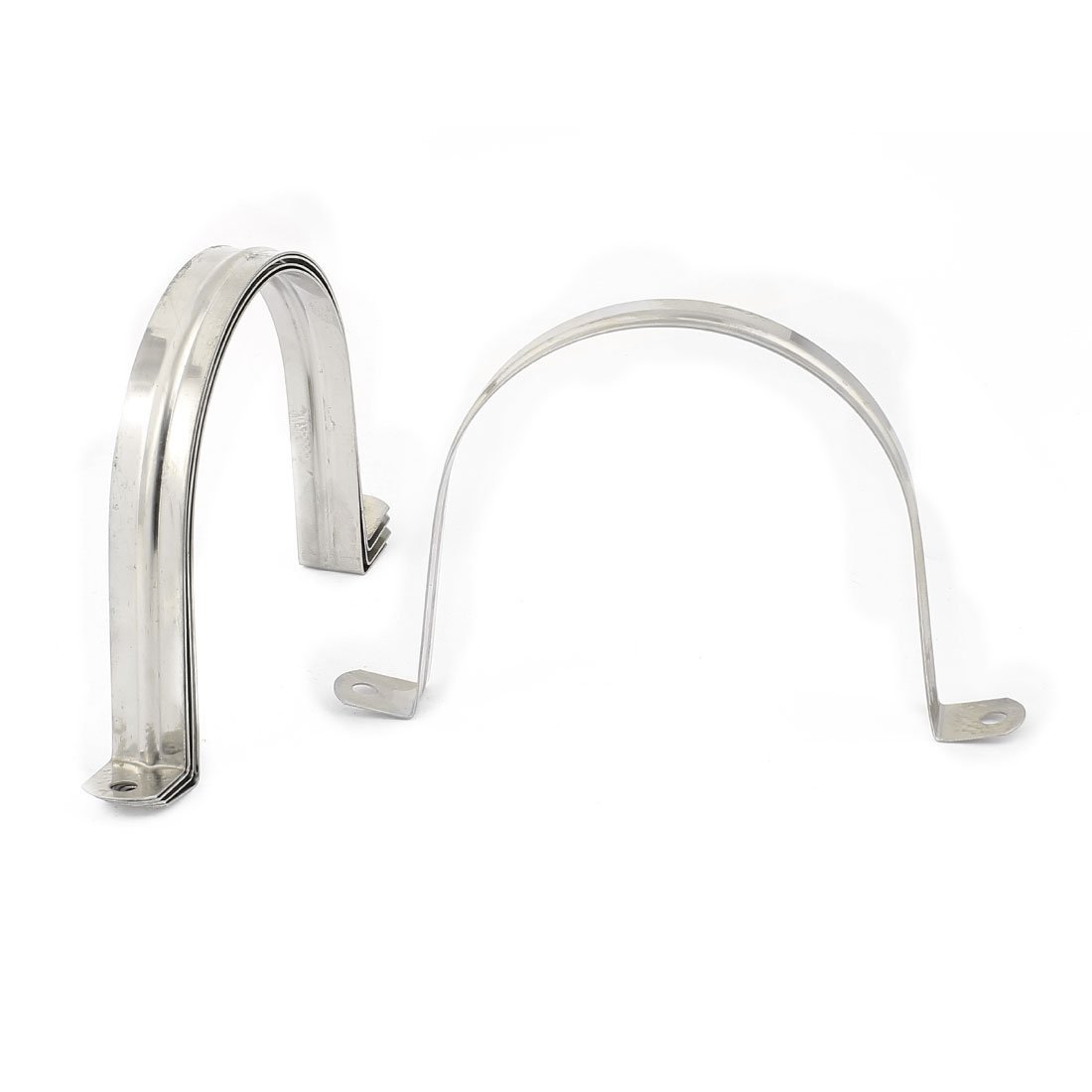 Buy SSL-5 Pcs 100mm Diameter U Shaped Saddle Clamp Tube Pipe Clip ...