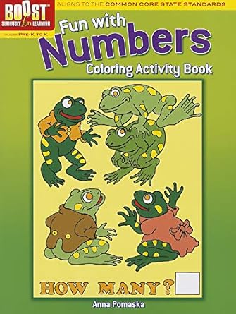 Boost Fun with Numbers Coloring Activity Book : Buy Online at Best ...