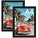 Amazon.com - AUEAR, A4 Picture Frame Black Set of 2, 8.3 x 11.7 Frame ...
