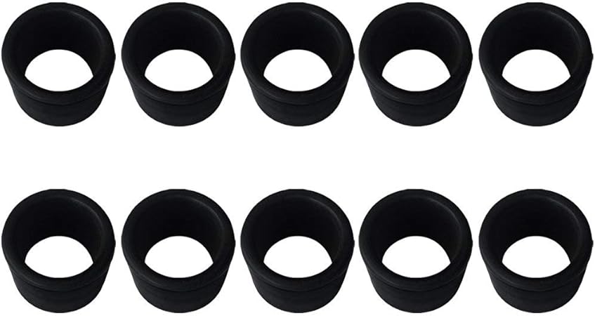 Amazon.com : FHelectronic Black Rubber Fishing Rod Holder Tackle Cap ...