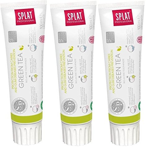 Buy Splat Professional Series Green Tea Toothpaste - 100 ml (Pack of 3 ...