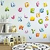 Amazon.com: Alphabet Wall Decals ABC Stickers Learning Wall Decor for ...