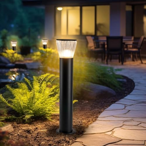 AILICIN Outdoor Post Lights Cylindrical 110V AC, 9W 3000K Waterproof ...