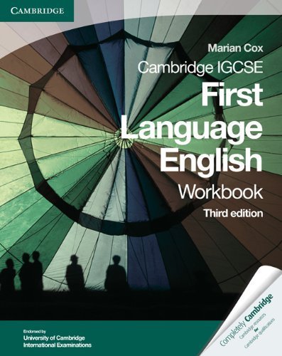 Cambridge IGCSE First Language English (Workbook) 3rd Edition: Amazon ...