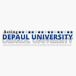 Amazon.com: DePaul Acting Bumper Sticker Vinyl Decal 5" : Sports & Outdoors