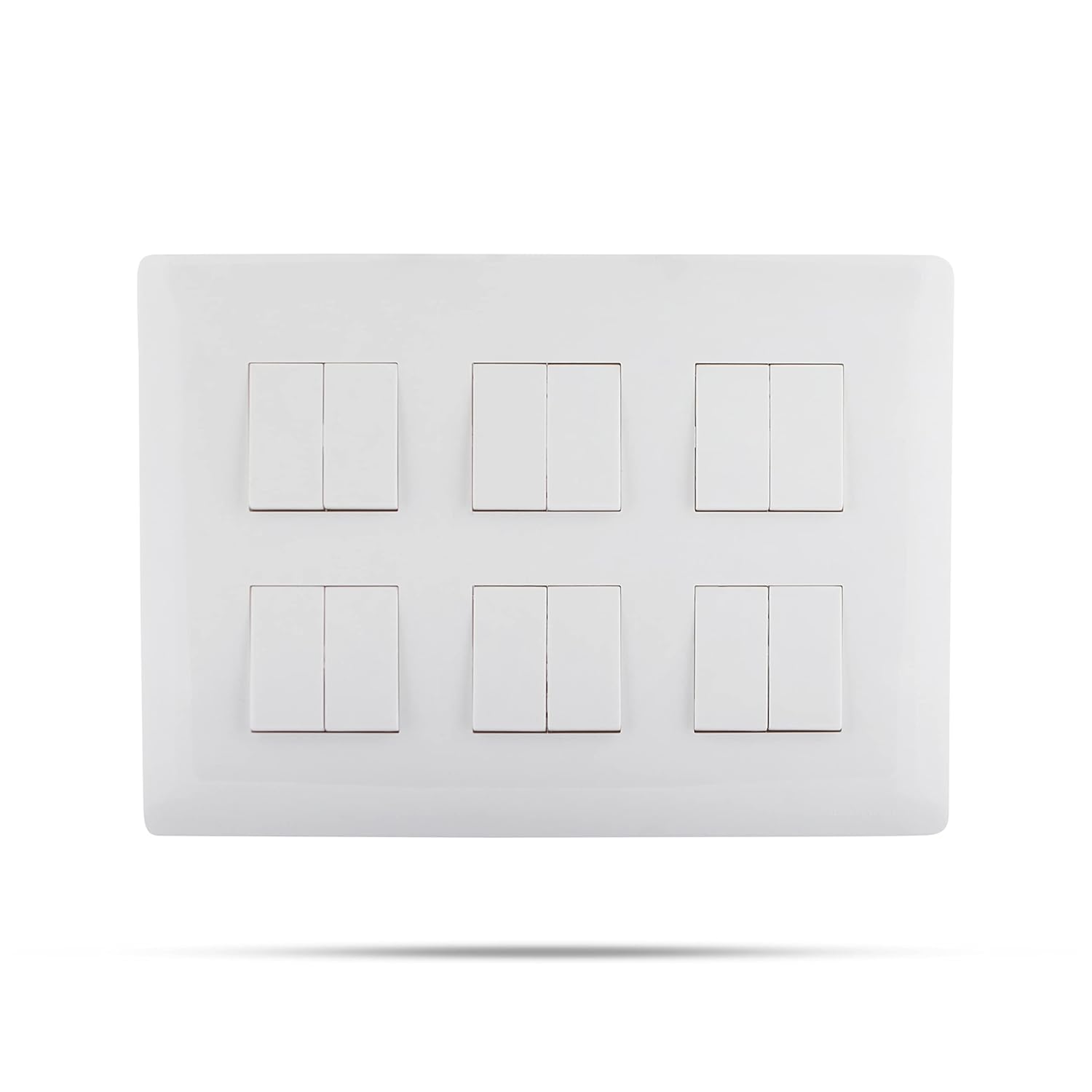 Wipro Northwest (Venia) Switch Combo of 12M Plate + 6A Switch x12t ...