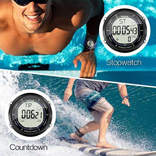 10 ATM Water Resistant Sports Watch for Swimming and Diving, with ...