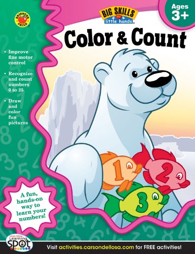 Amazon.com: Color & Count Activity Book, Grades Preschool - K ...