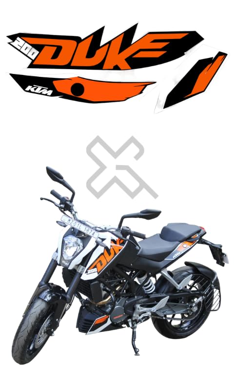 Grayfixx Duke 200 Full Body Sticker | Made in Premium Gloss Vinyl ...