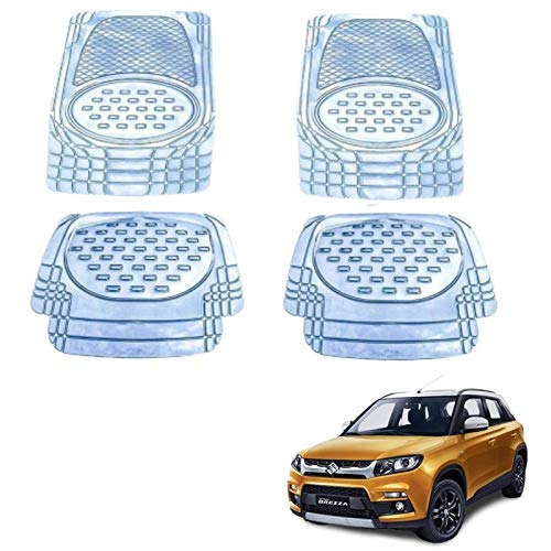 Autokaar PVC Car Foot Mat for Maruti Vitara Brezza (Set of 4 ...