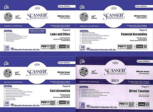Buy Shuchita Solved Scanner Combo CMA Inter Group 1 (Financial ...