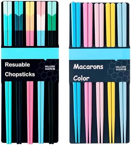 Amazon.com: 10 Pairs Reusable Chopstick Helpers Dishwasher Safe ...