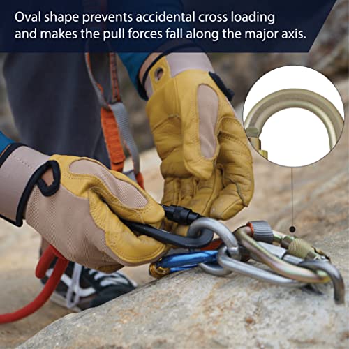 Snapklik.com : OVATTI AUTO LOCK Carabiner - Industrial-Grade Steel ...