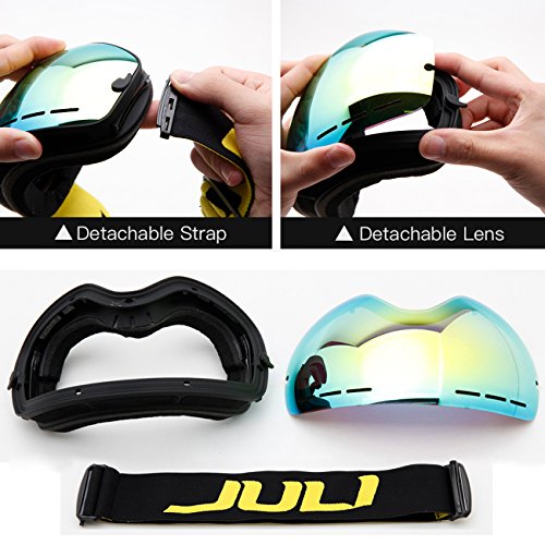 EXP VISION Snowboard Ski Goggles for Men, Women and Youth Snow Goggles ...