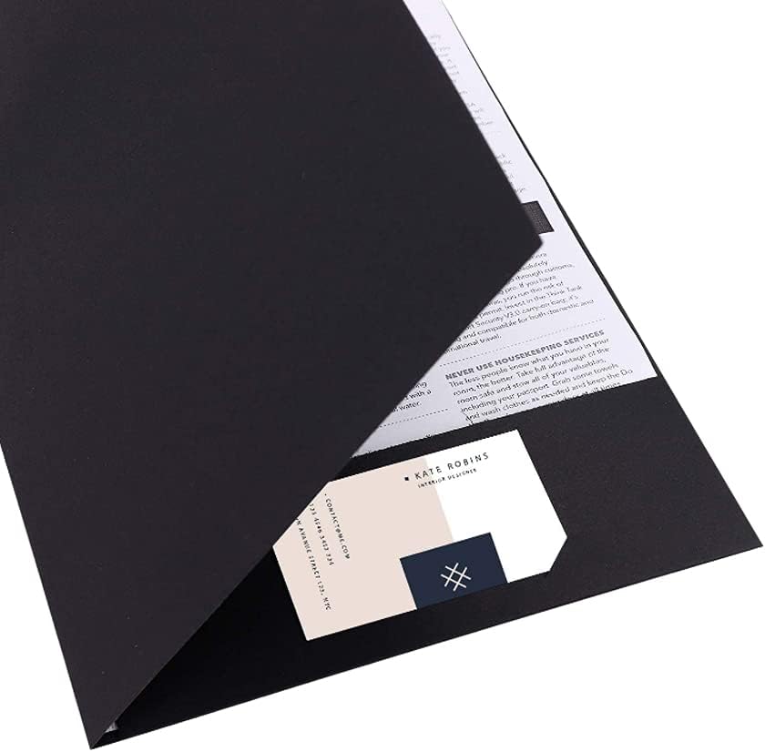 10Pcs A4 Project Folder Document Files Kraft Paper File Folder Square ...