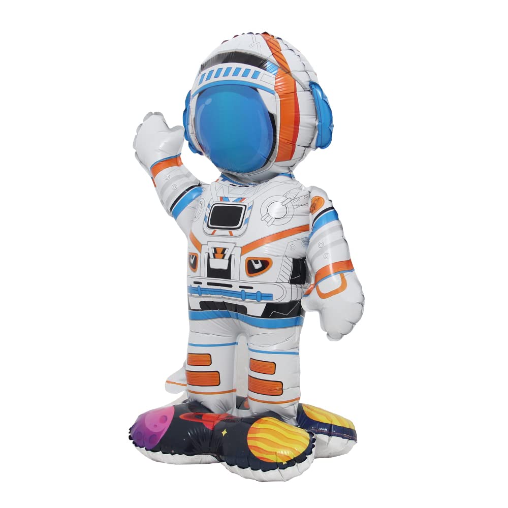 Inflatable Spaceman Astronaut Balloons Base Standing Foil Balloon Boys ...