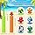 Water Guns for Kids, 6 PCS Foam Squirt Guns Water Blaster Set, Water ...