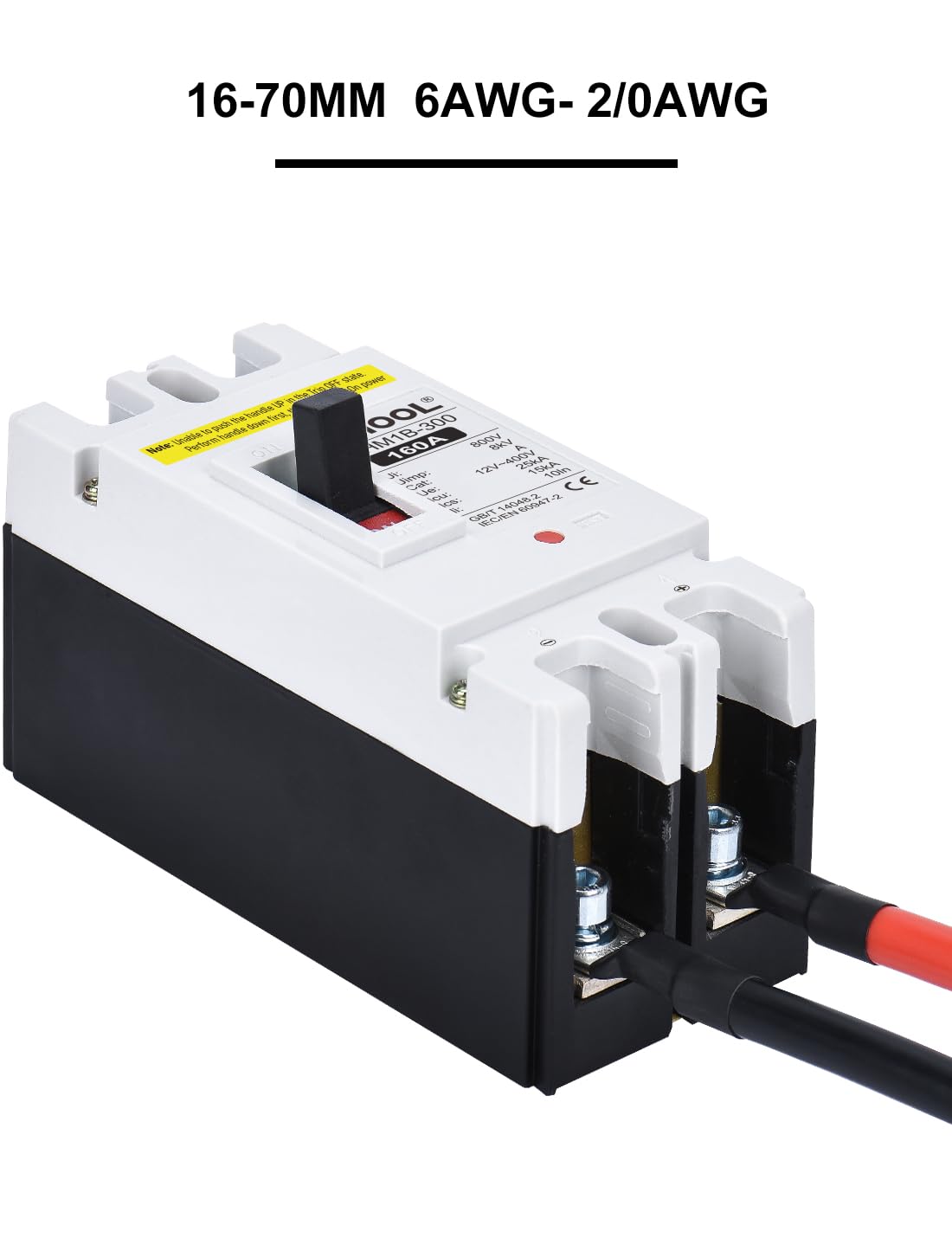 Snapklik.com : Main 160 Amp DC Circuit Breaker, 500V Battery Disconnect ...