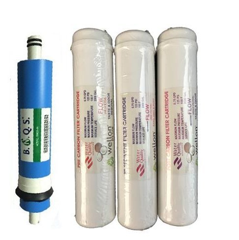 BNQS 80 GPD Membrane + Wellon Plus Pre-Carbon + Wellon Post Carbon+ ...