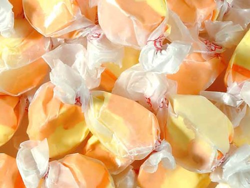 Amazon.com : Apricot Yellow & Orange Gourmet Salt Water Taffy 1 Pound ...