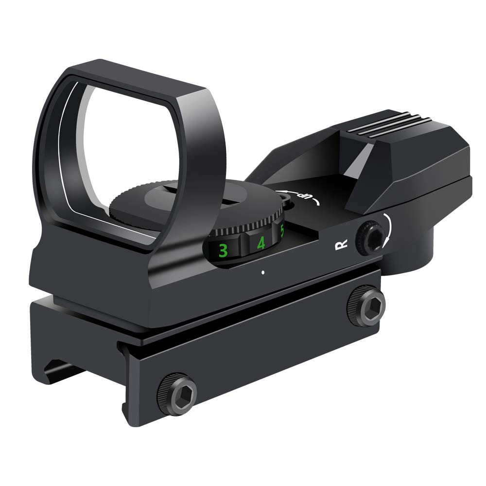 Buy Red Dot , 20mm Guide Rail Airsoft 4 Reticles Aluminum Alloy Reflex ...