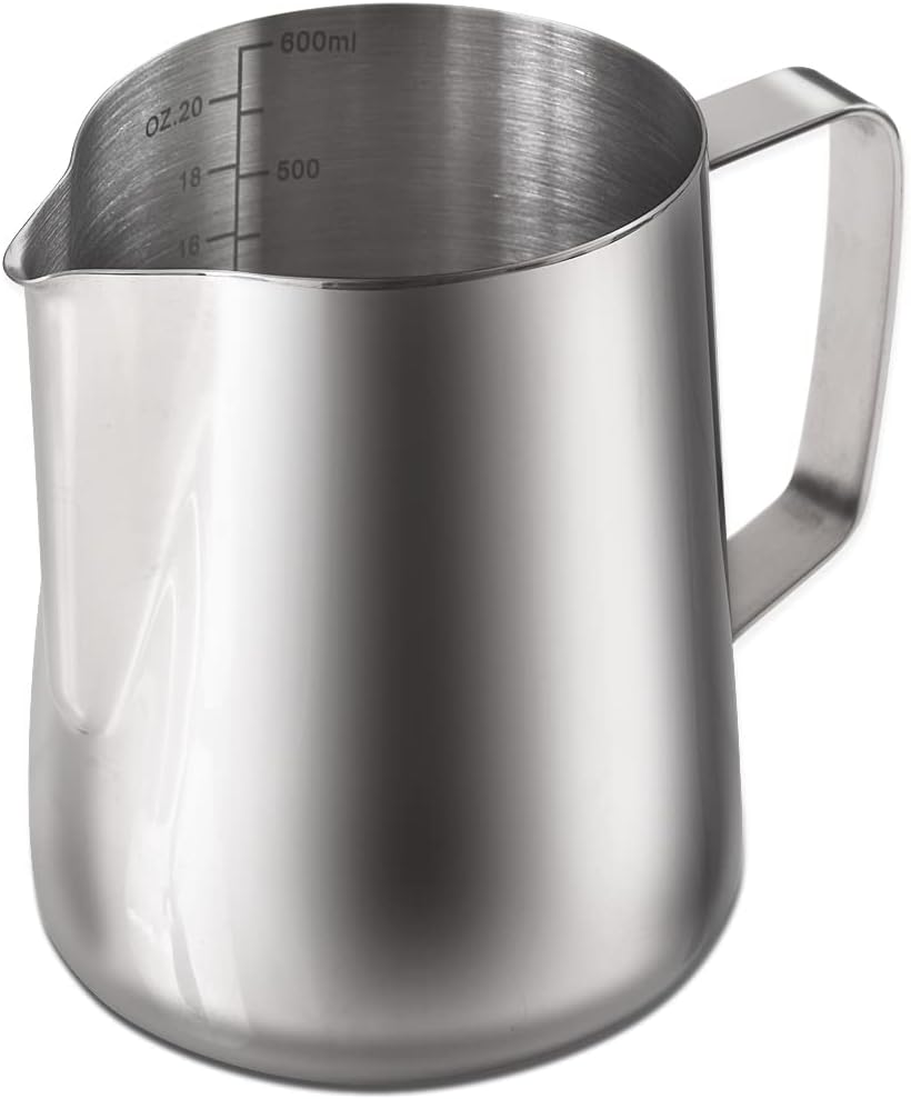 Amazon.com: Apexstone 12oz Espresso Steaming Pitcher, Espresso Milk ...