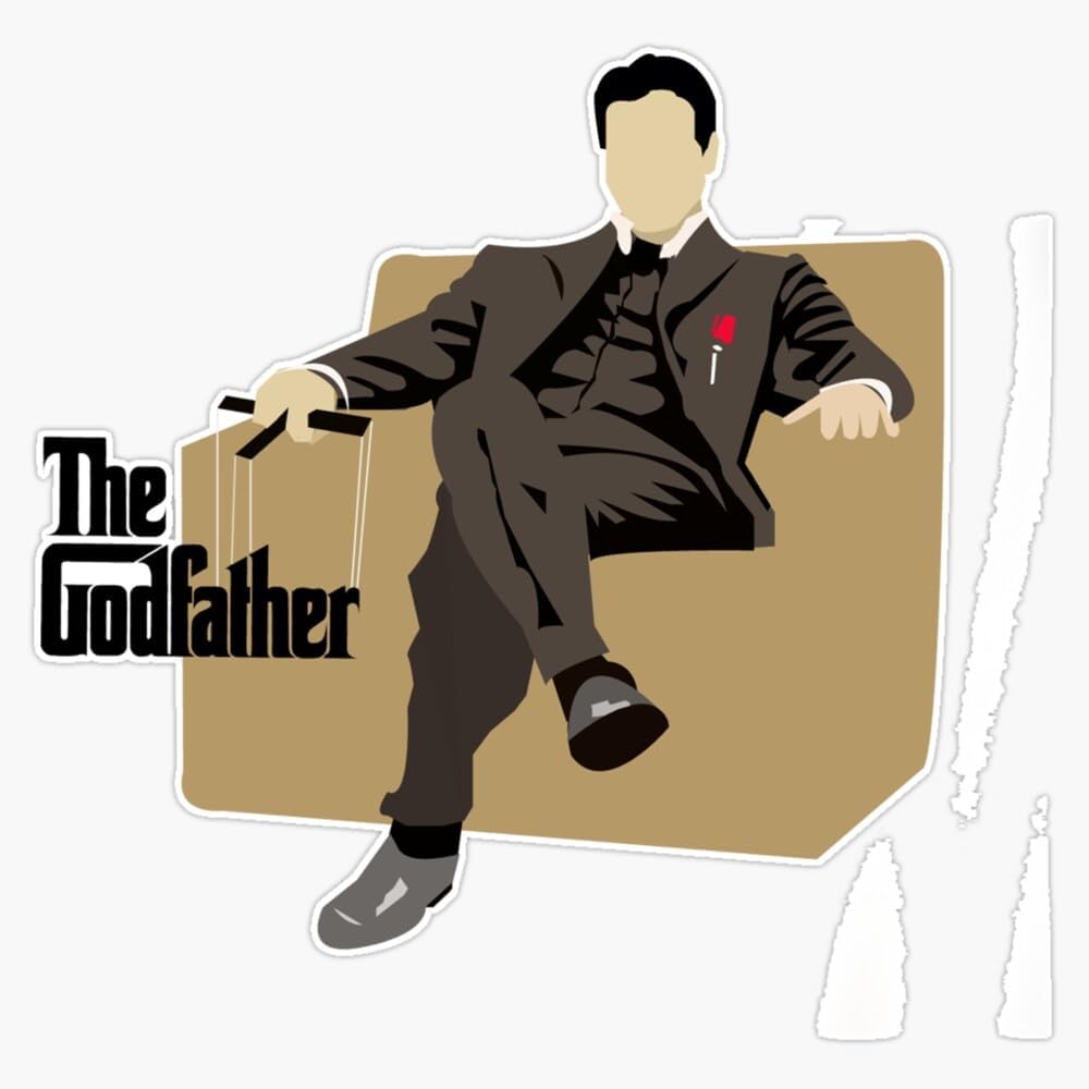 Amazon.com: The Godfather Michael Corleone Bumper Sticker Vinyl Decal 5 ...