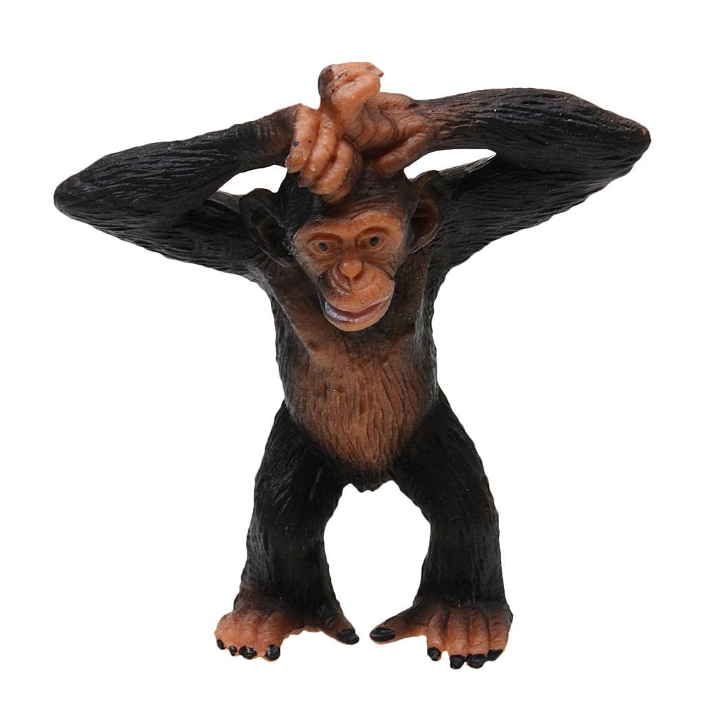 Buy MYADDICTION Realistic Little Gorilla Wild Zoo Animal Model Figurine ...